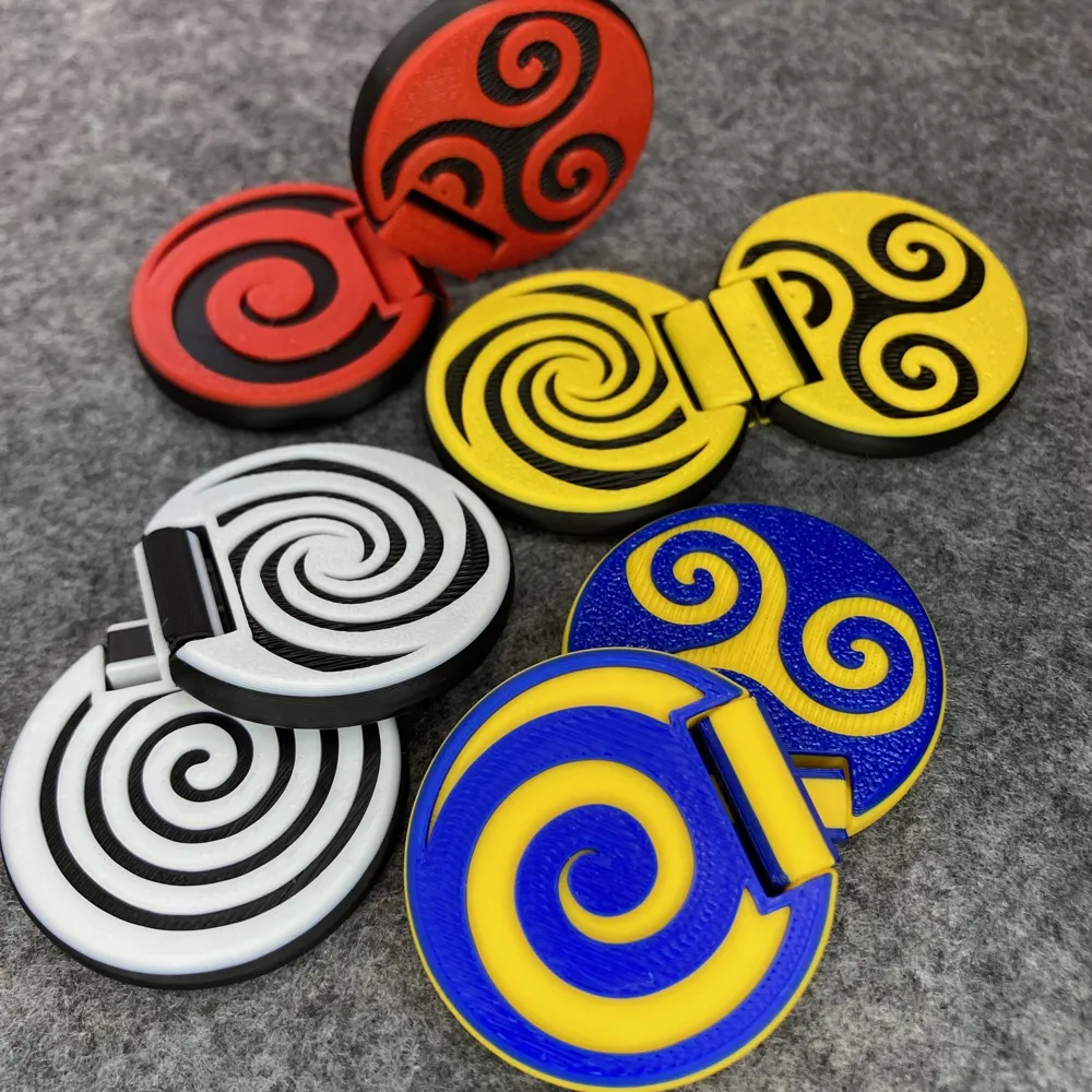 Spiral Slip + Flip Fidget Toy (37 min) - Free 3D Print Model - MakerWorld