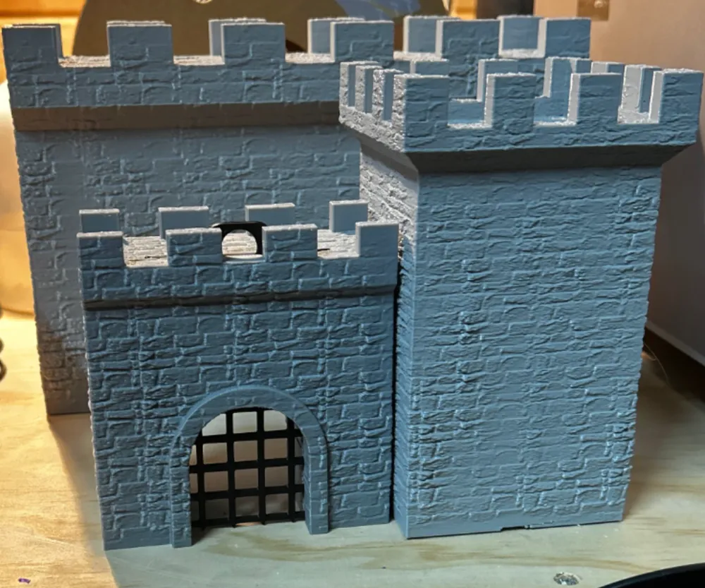 Modular Castle with Texture - Free 3D Print Model - MakerWorld