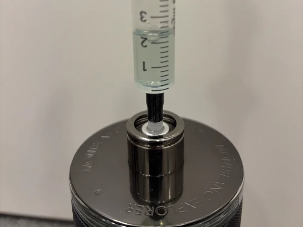 Perfume Transfer Syringe Adapter - Parametric - Free 3D Print Model ...