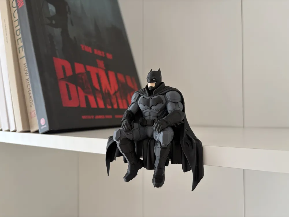 Batman Sitting on Shelf | AMS & Single Color - Free 3D Print Model ...