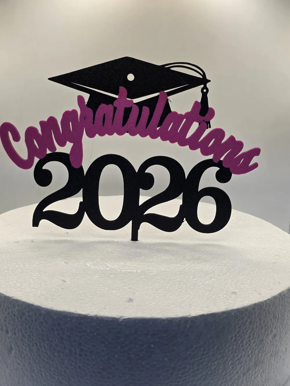 congratulations 2026 Graduation 2026 topper - Free 3D Print Model ...