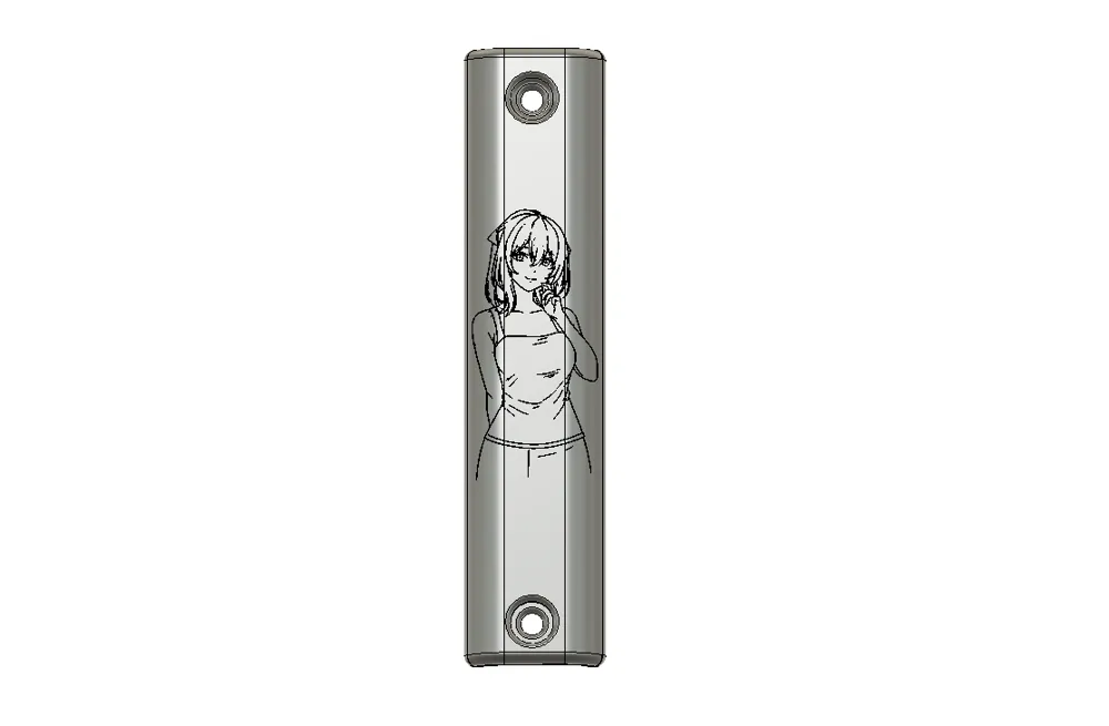 M-LOK Cover Anime Image III M-LOK Locknut - Free 3D Print Model ...