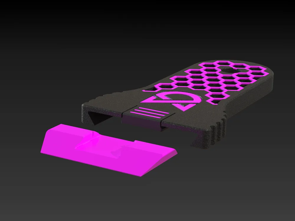 MXDesign HEX Interchangeable Scraper - Free 3D Print Model - MakerWorld