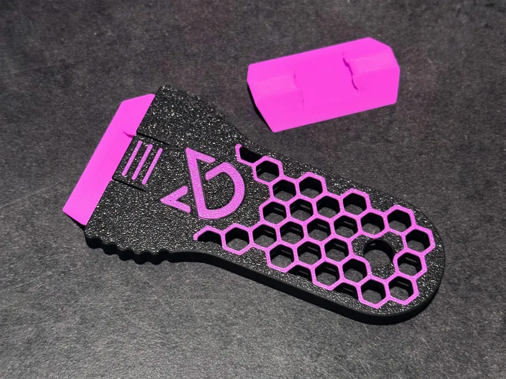 MXDesign HEX Interchangeable Scraper - Free 3D Print Model - MakerWorld