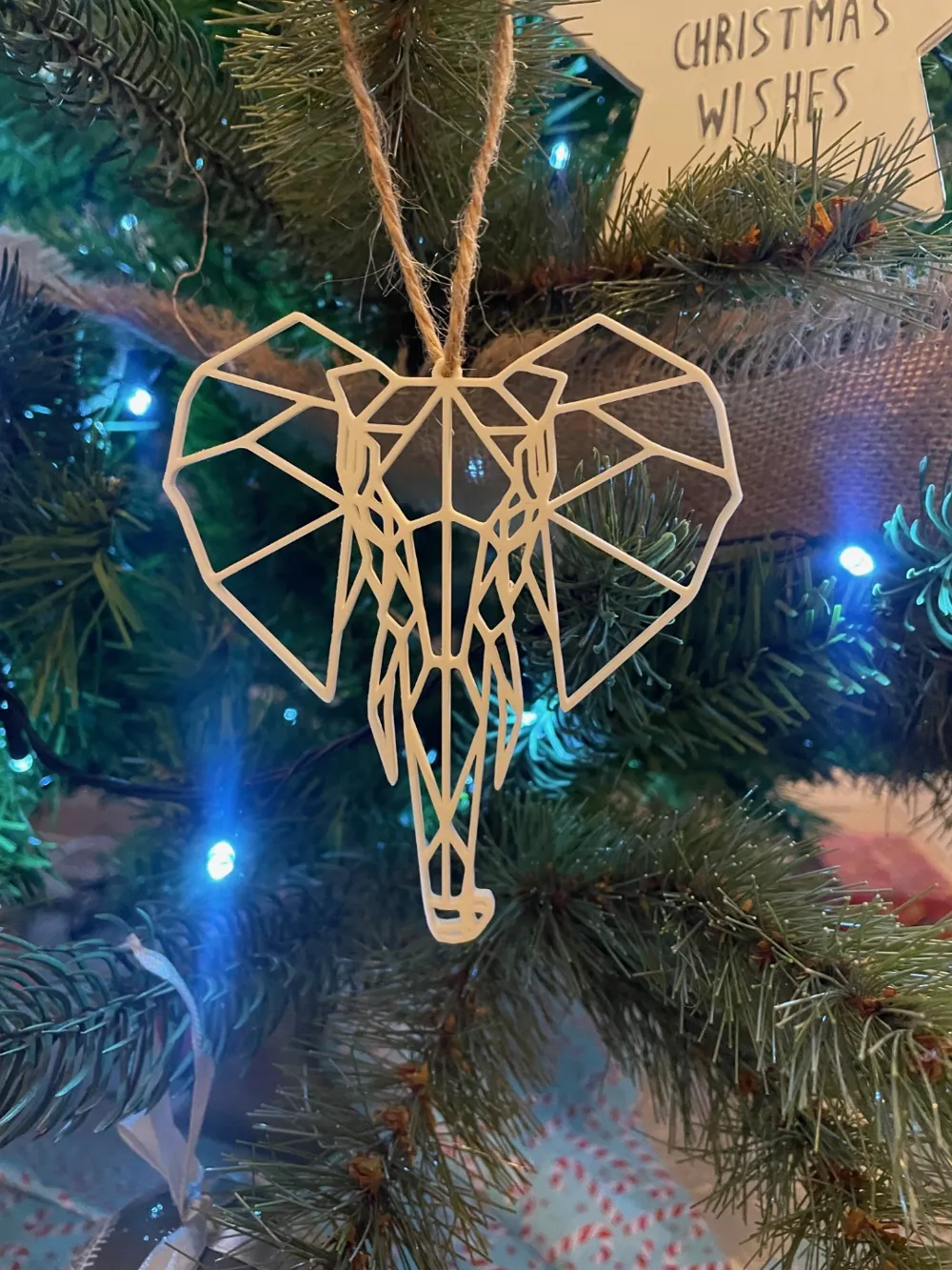 Elephant Christmas tree decoration by Stag 3D - MakerWorld
