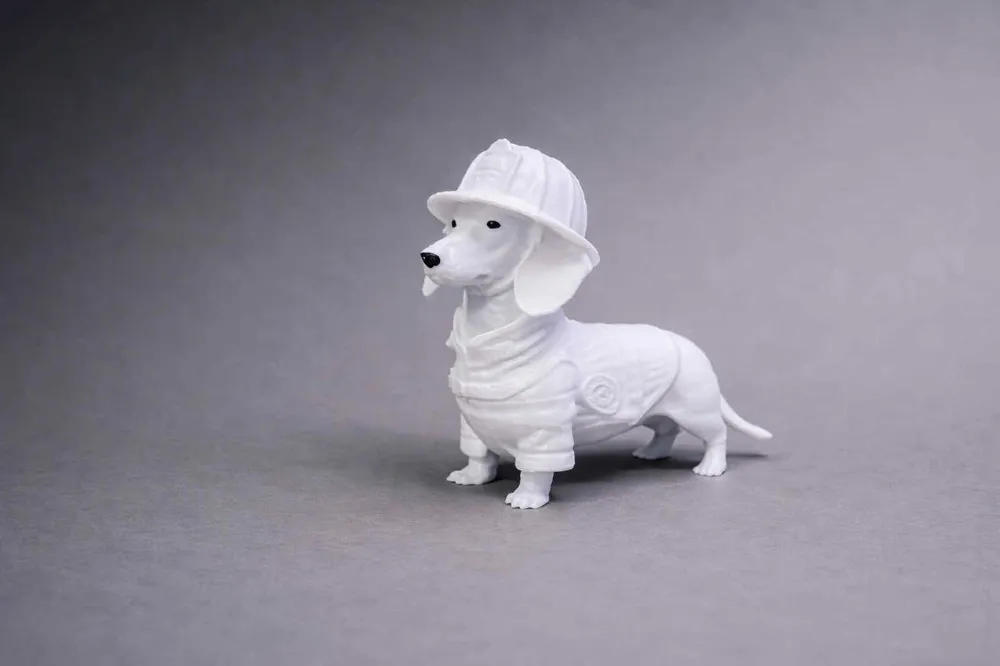 Dackel, Wursthund Feuerwehrmann - Tier – Kostenloses 3D-Druckmodell ...