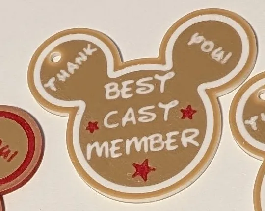 Disney Cast mamber "Thank You" Gingerbread - Free 3D Print Model ...