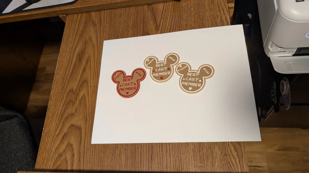 Disney Cast mamber "Thank You" Gingerbread - Free 3D Print Model ...