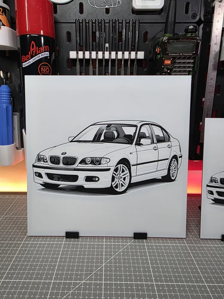 BMW E46 Facelift - Hueforge - 3 Colors by 3DK Maker MakerWorld ...