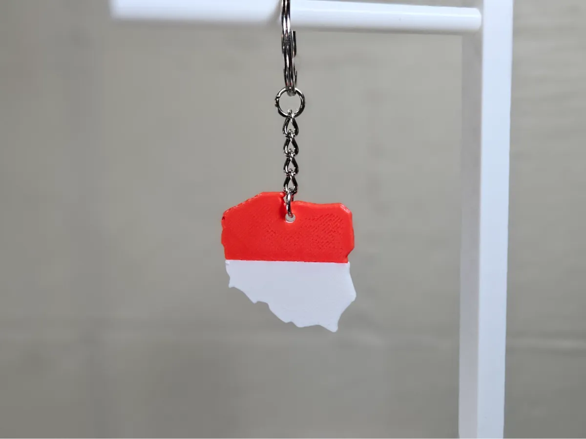 Polish Flag Keychain by islingrprime MakerWorld: Download Free 3D Models