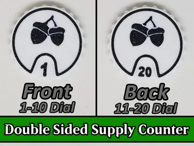 Double Sided MTG Counters | Collection - MakerWorld