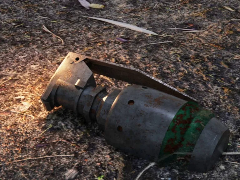 Gas Grenade prop [Mk.II Gas Us] Foxhole green ash by Entropiarts - MakerWorld