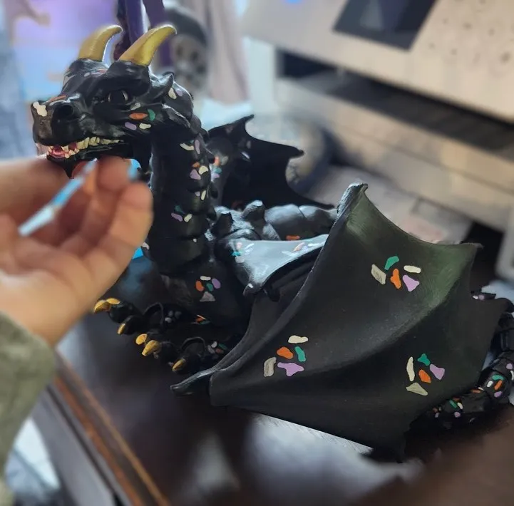 Braq - jointed Dragon Remixed by ninjake - MakerWorld