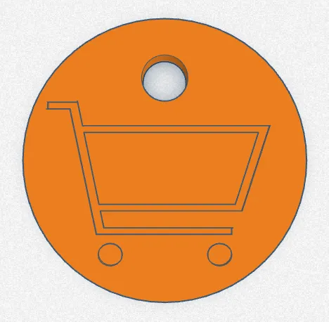 Shopping Cart Coin by EL 3D Printing - MakerWorld