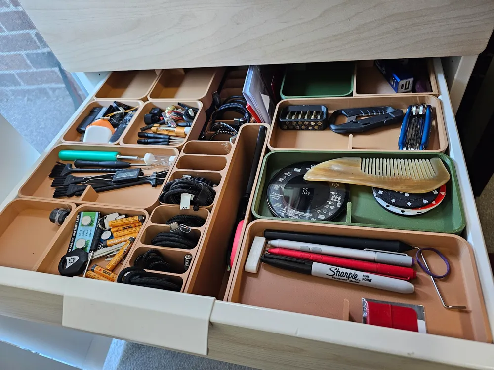 Stackable Draw Organiser - USB Cable Companion by Smurftech - MakerWorld