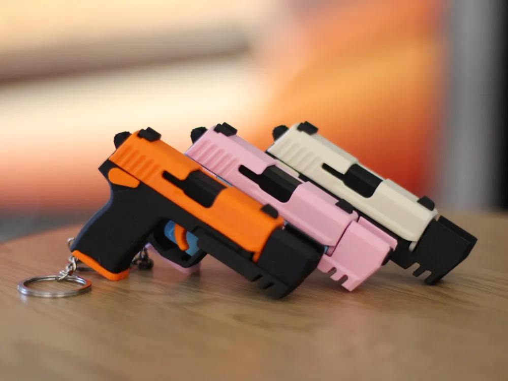 HK USP Match Fidget Keychain – Slide-Action Toy - Free 3D Print Model ...