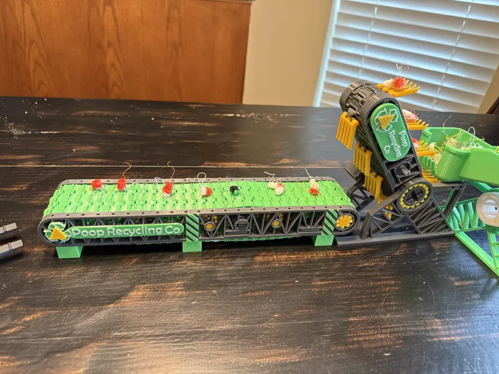 Poop Recycling Co Conveyor Belt - Free 3D Print Model - MakerWorld
