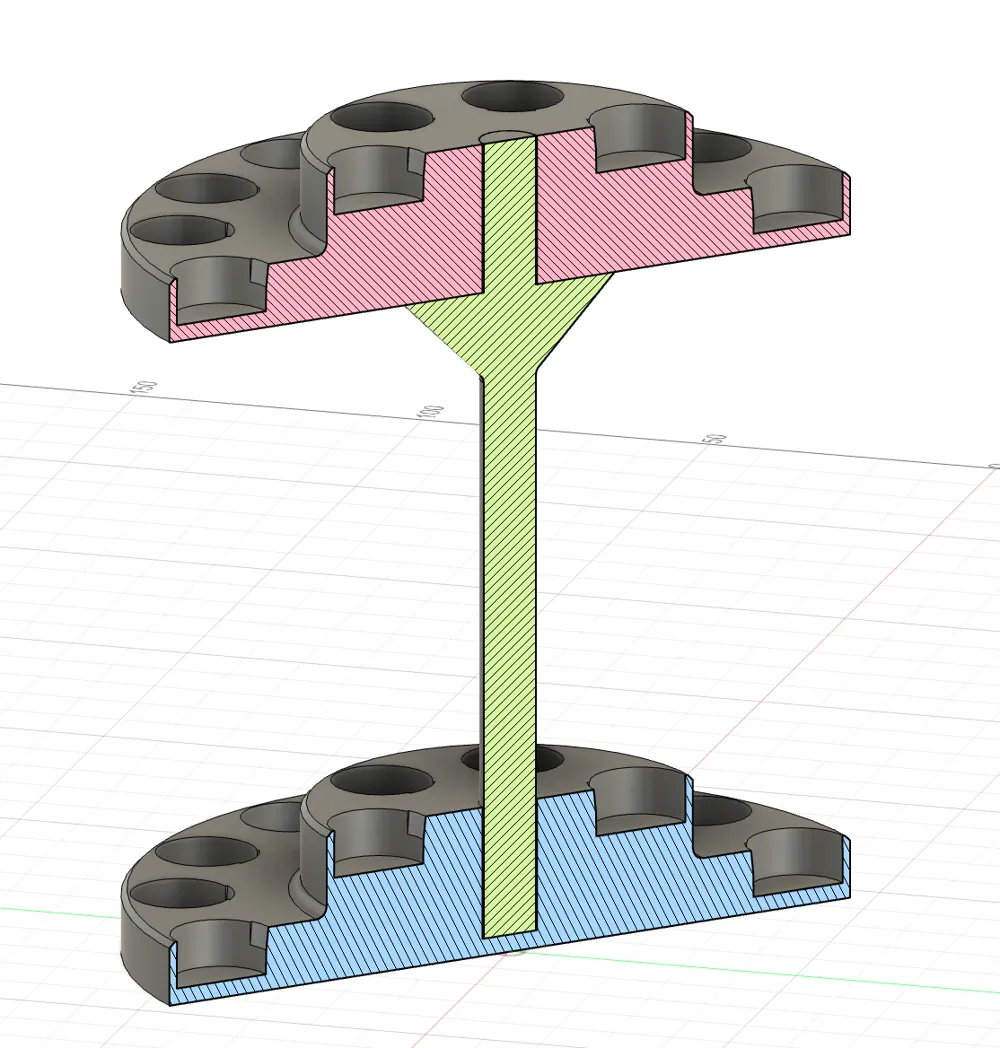 The Clipper Display carousel (2 levels) by Lamics - MakerWorld