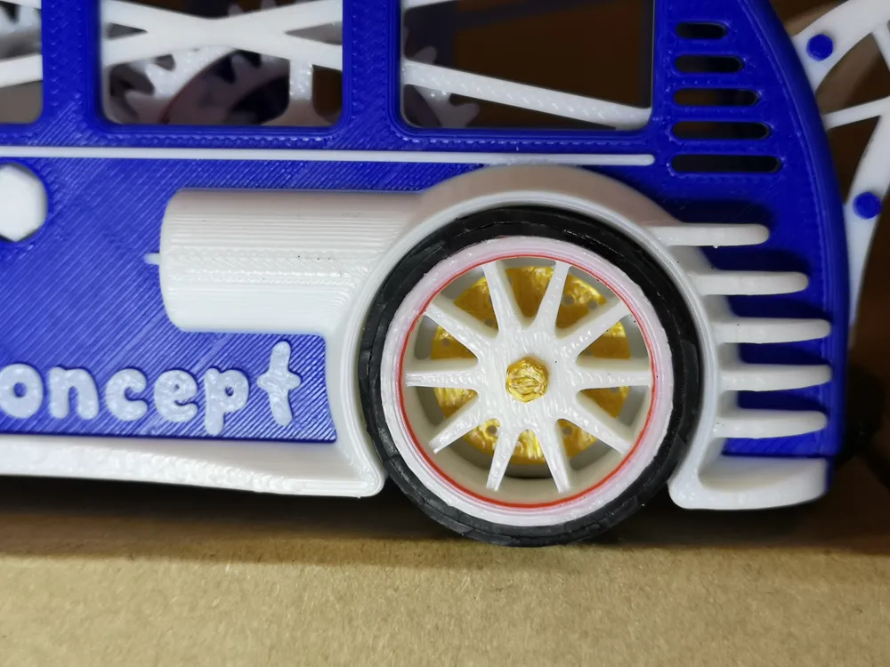 VW Combi van - Spring-powered Car - Mini Bus by AD-Concept MakerWorld ...