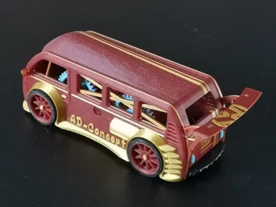 VW Combi van - Spring-powered Car - Mini Bus by AD-Concept MakerWorld ...