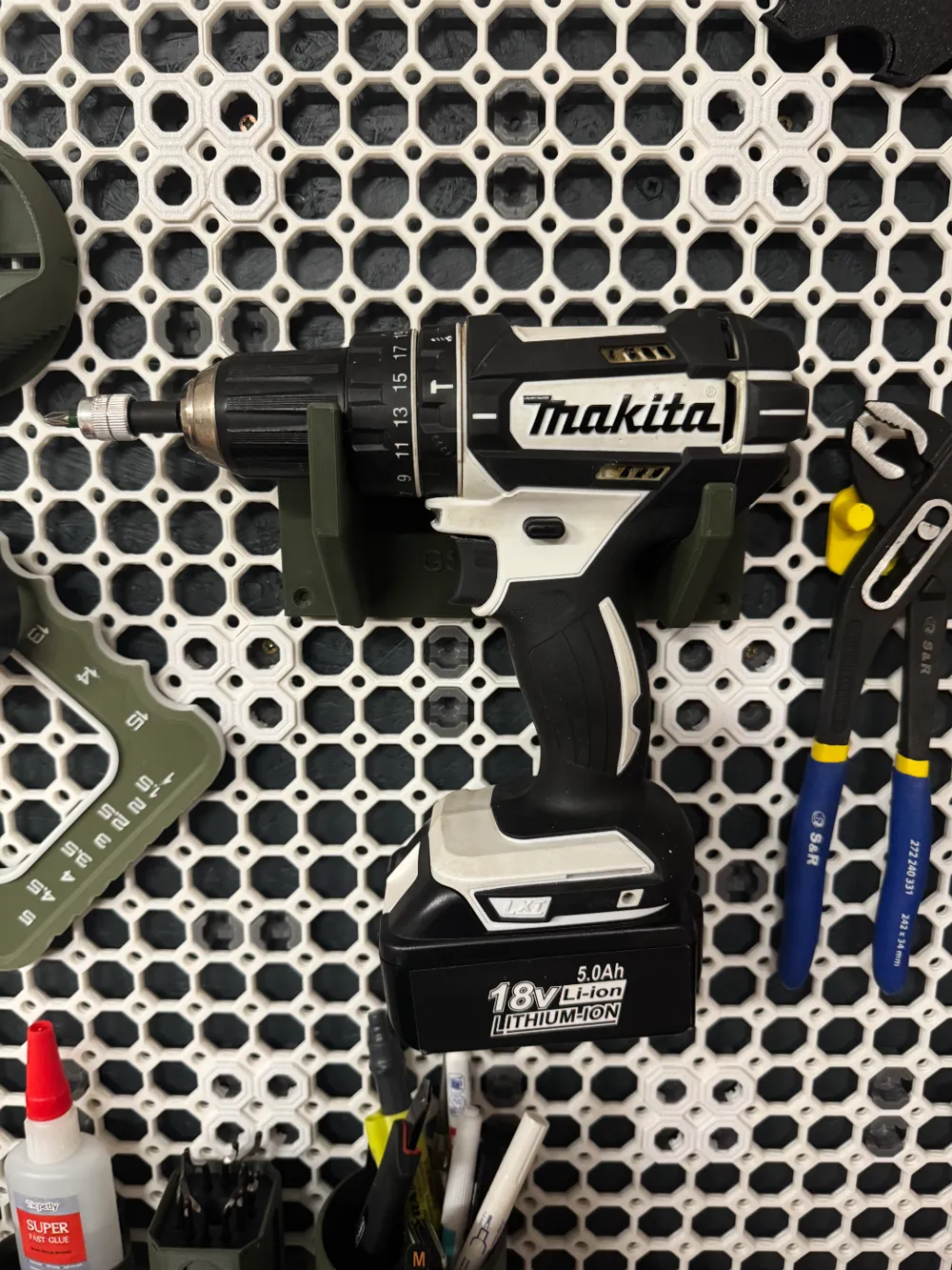 Bosch - Makita Cordless Drill Multiboard Holder - Free 3D Print Model ...