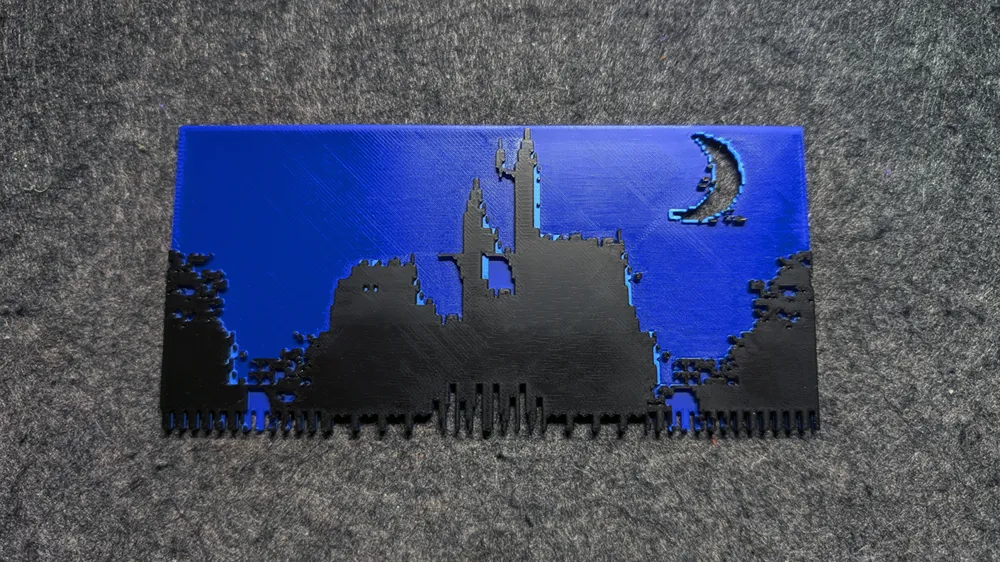 Castlevania Intro Wall Art by LayeredPixels by Tomas MakerWorld ...