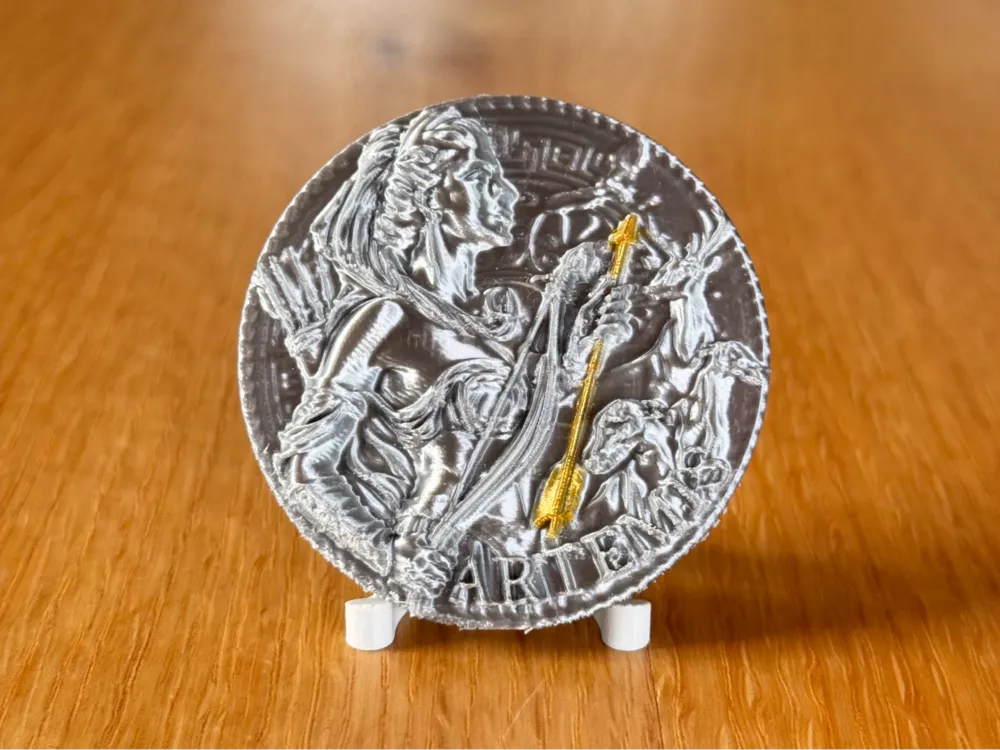 2023 Artemis - 3oz Silver Coin Replica by Bjoern 3D MakerWorld ...