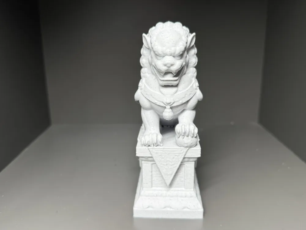Fu Lion statue, Chinese lion by Mysstra hueforge 3Dart MakerWorld ...