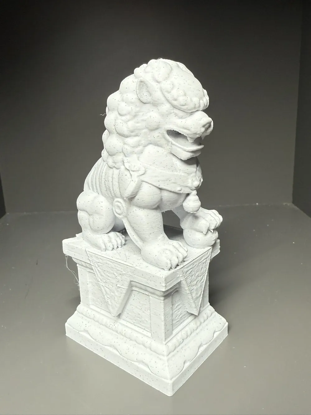 Fu Lion statue, Chinese lion by Mysstra hueforge 3Dart MakerWorld ...