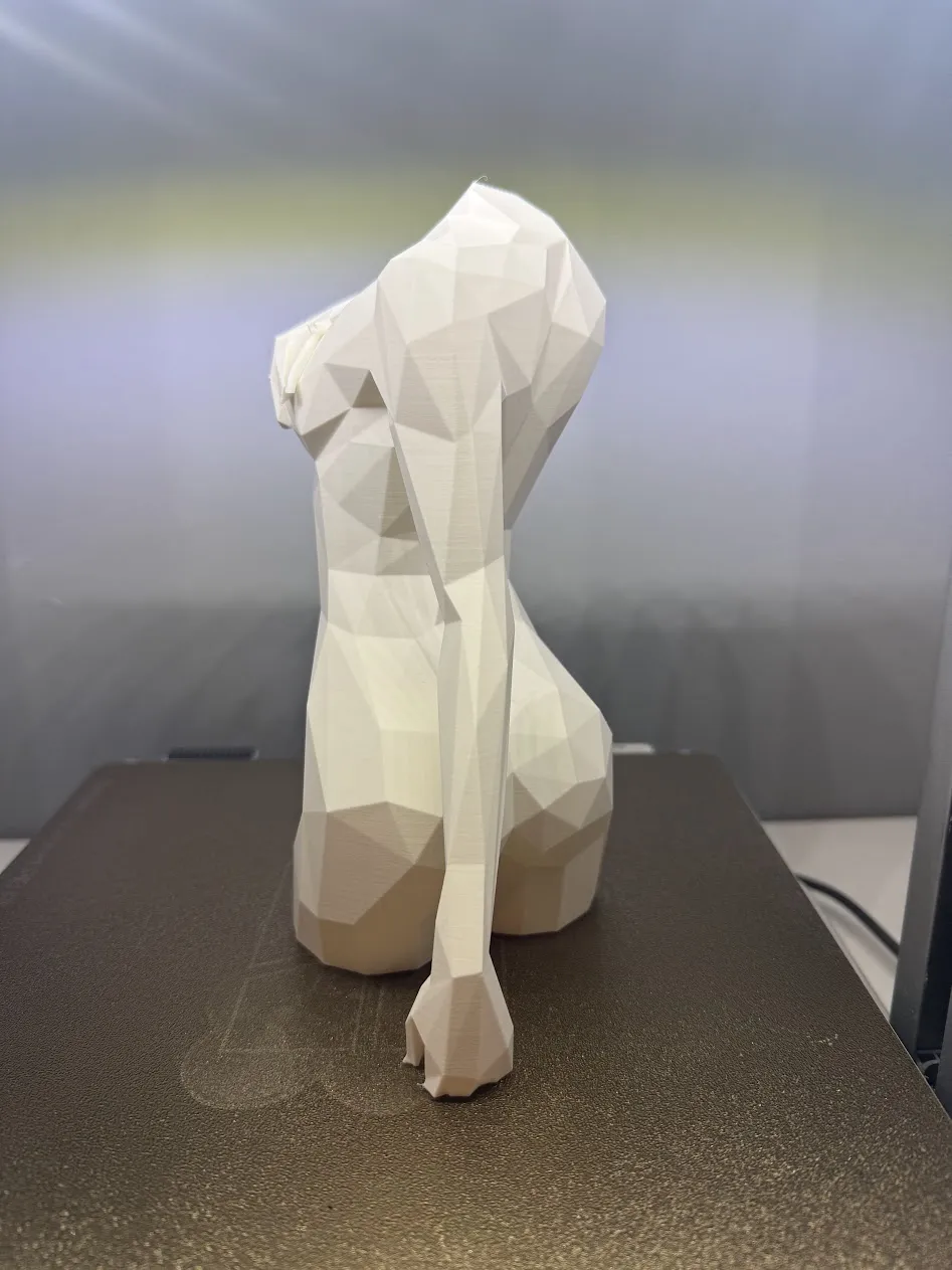 Low Poly Woman Torso Statue - Free 3D Print Model - MakerWorld