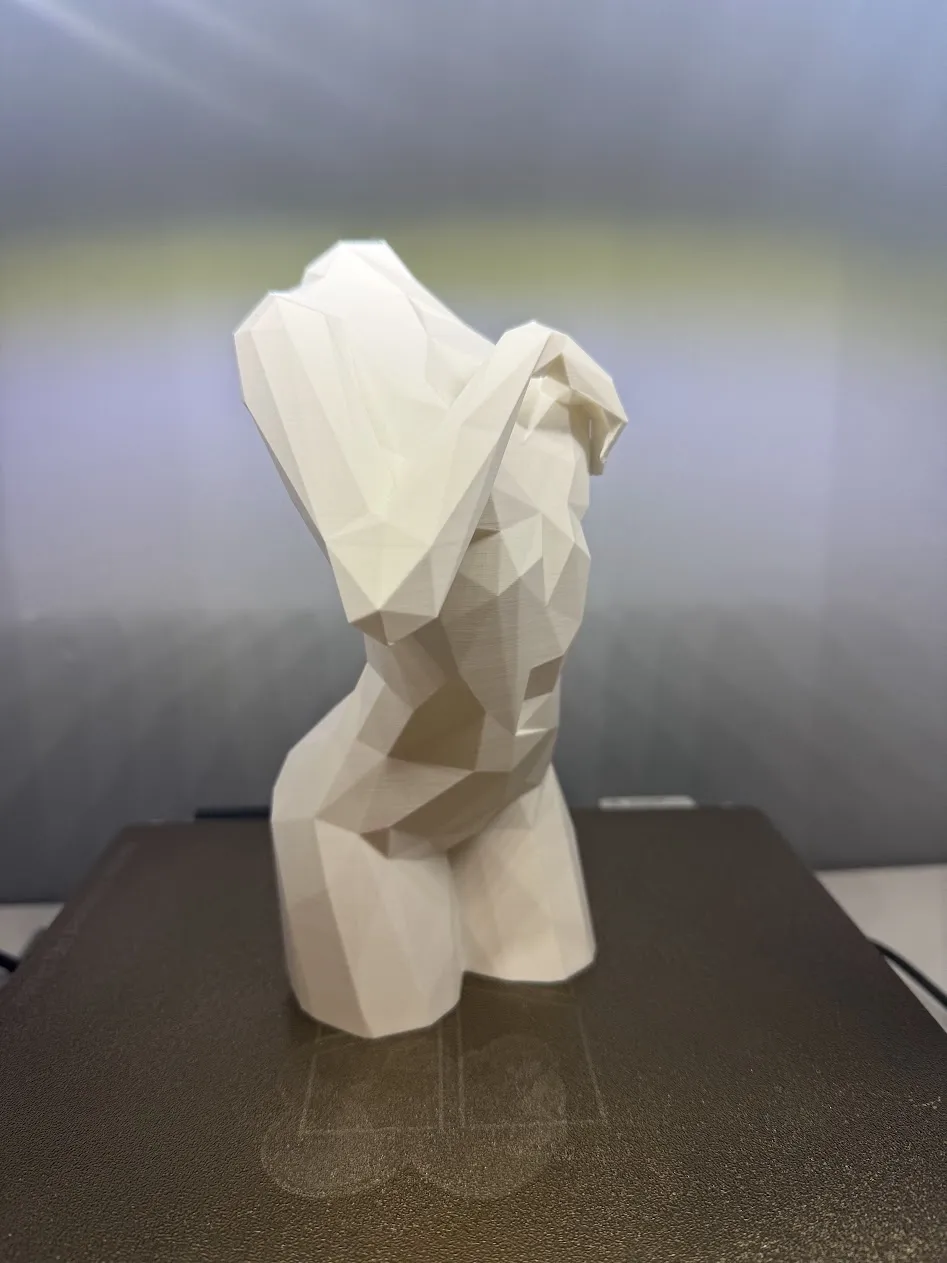 Low Poly Woman Torso Statue - Free 3D Print Model - MakerWorld