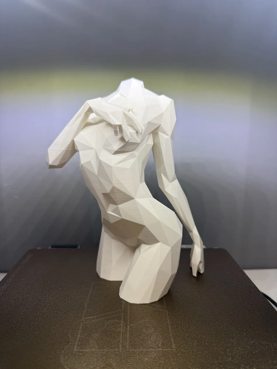 Low Poly Woman Torso Statue - Free 3D Print Model - MakerWorld