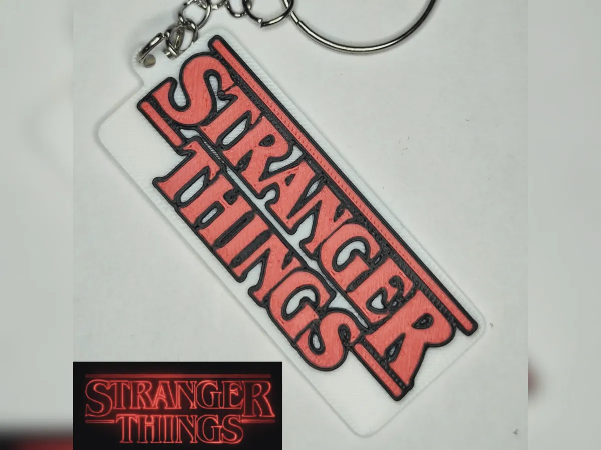 Llavero Stranger Things - Free 3D Print Model - MakerWorld