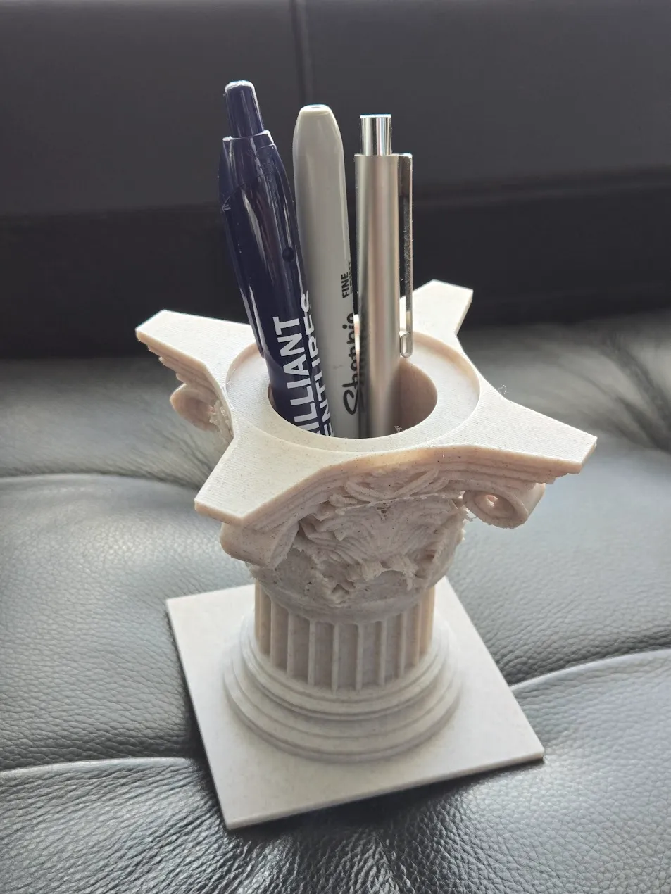 Ancient Greek Corinthian Column Pencil Holder by TheAncientWay - MakerWorld