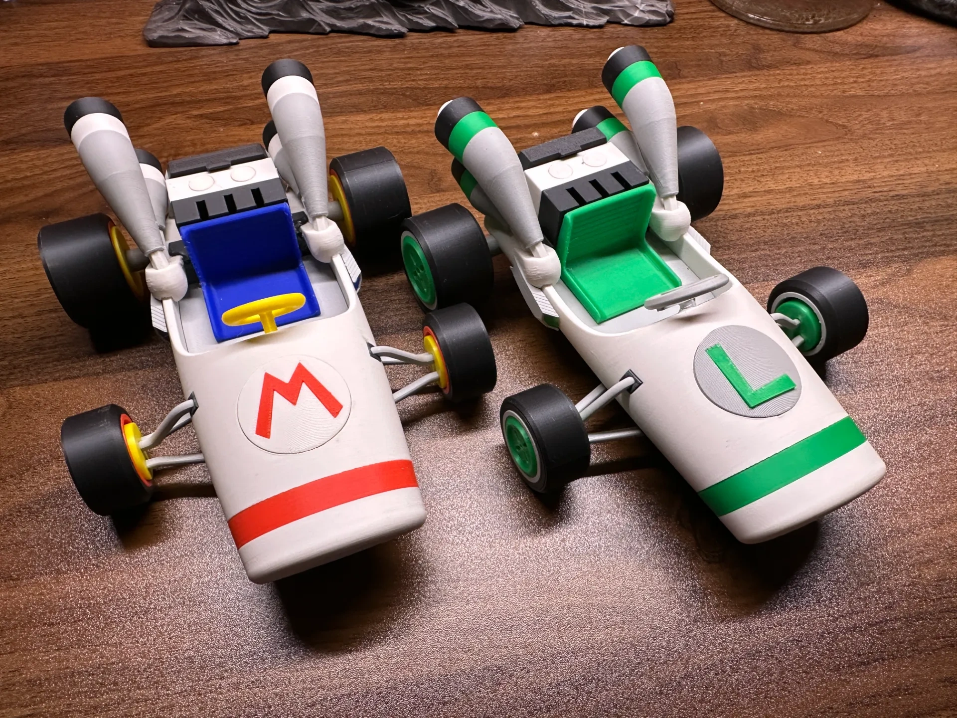 Mario Kart DS Standard Kart Luigi Multi-part Assembly No AMS Required ...