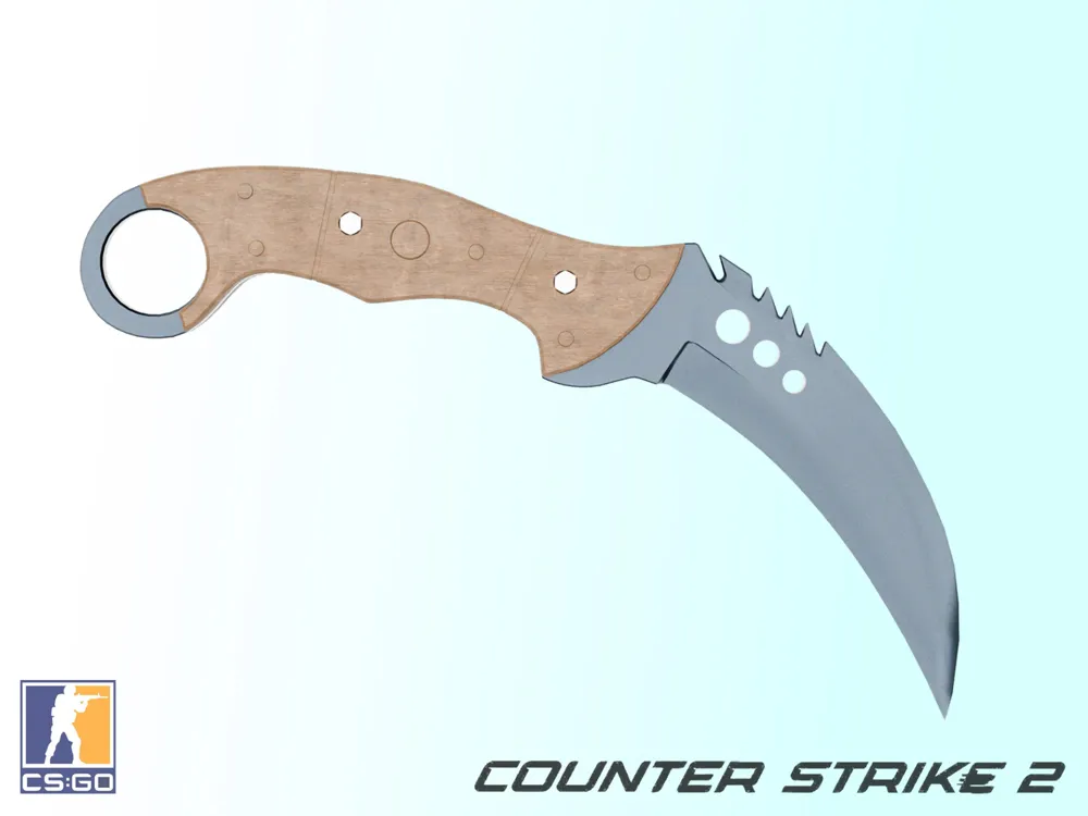 CSGO Talon Knife M3 by Rufus MakerWorld: Download Free 3D Models