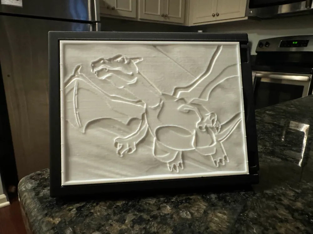 Pokemon Lithophane (Charizard) by Pedro748 - MakerWorld