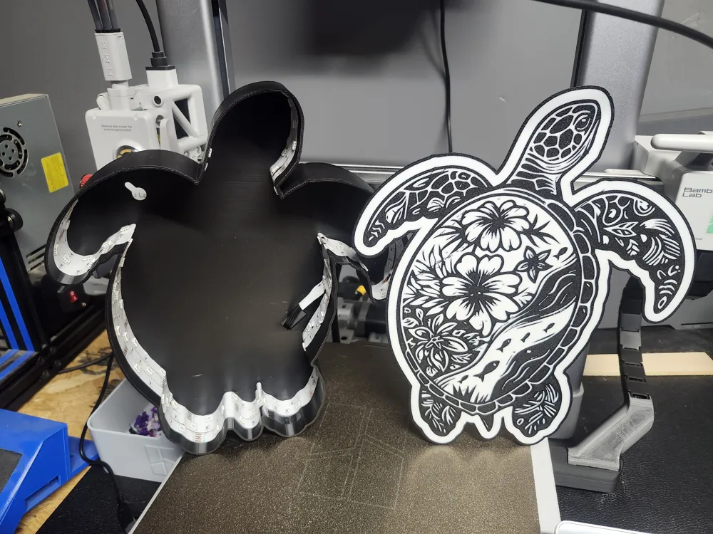 Turtle Light Box - Free 3D Print Model - MakerWorld