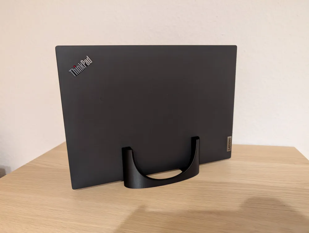 configurable vertical Notebook Stand 5-30mm width by chrisax212 ...