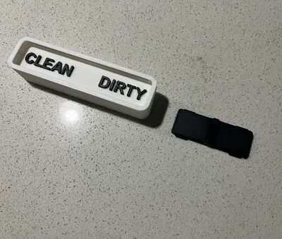Dishwasher Clean/Dirty Slider Indicator by Protyle Designs MakerWorld ...