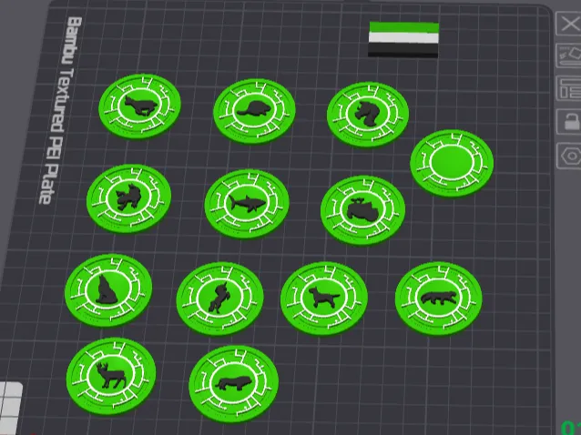 Creature Power Discs by jimbo2011566 - MakerWorld