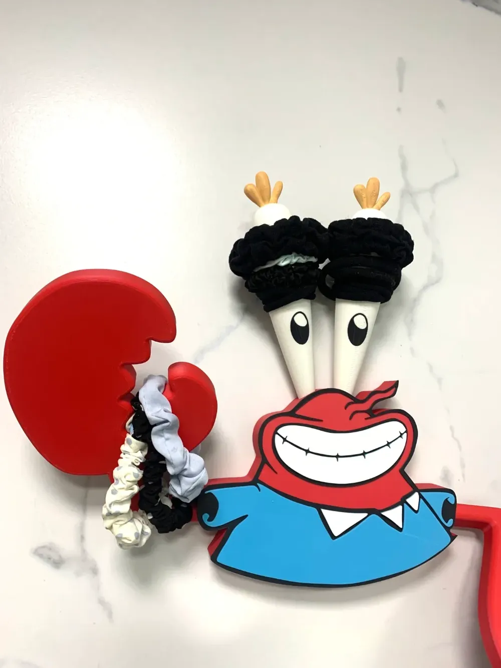 SpongeBob Mr Krabs cartoon cute wall-mounted rack, hook, shelf, hair ...