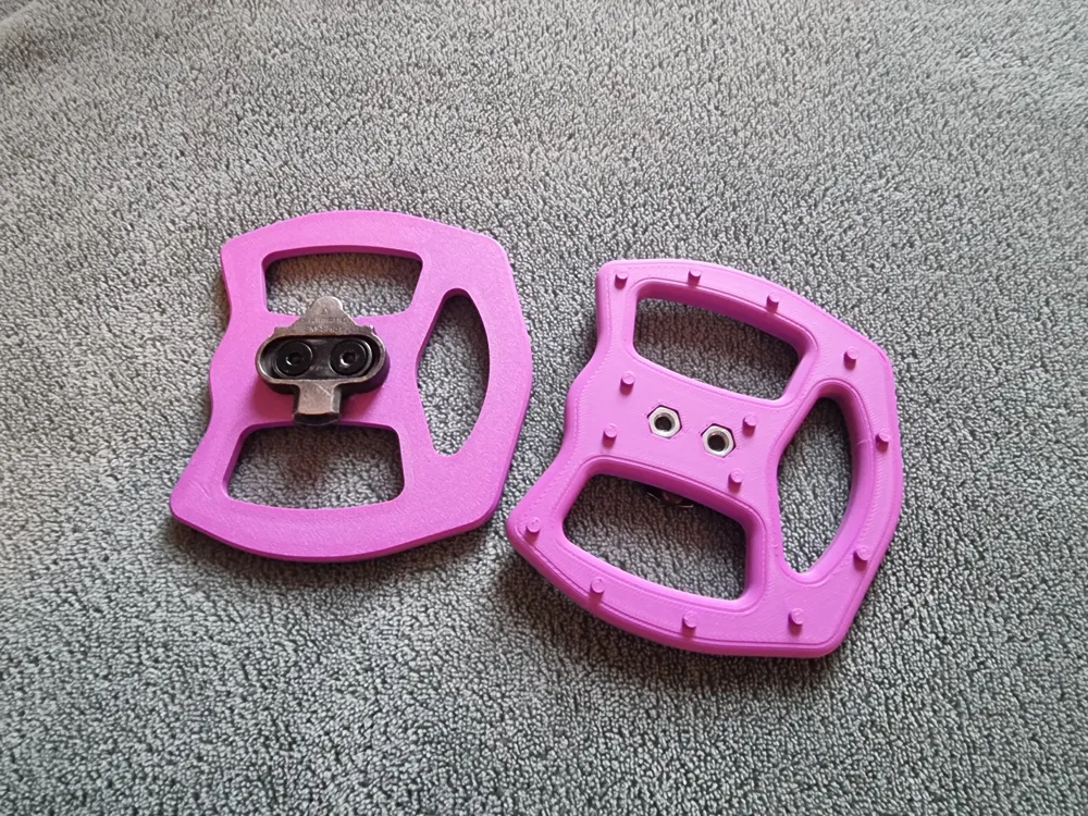 Shimano SPD Adapter Platform Pedals for Road Bikes and MTBs - Free 3D ...