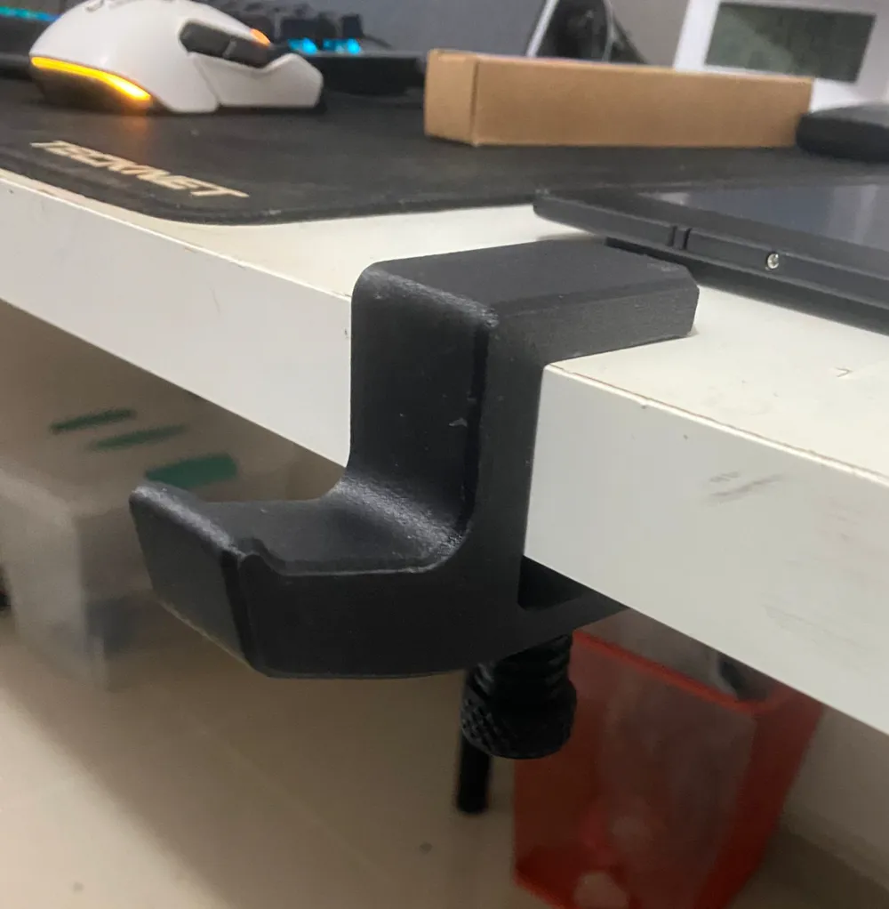 Strong Hook for Desk - Free 3D Print Model - MakerWorld