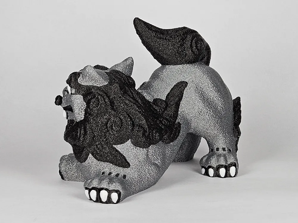 Okinawan Shisa Pair - Guardian Lion-Dogs - Free 3D Print Model - MakerWorld