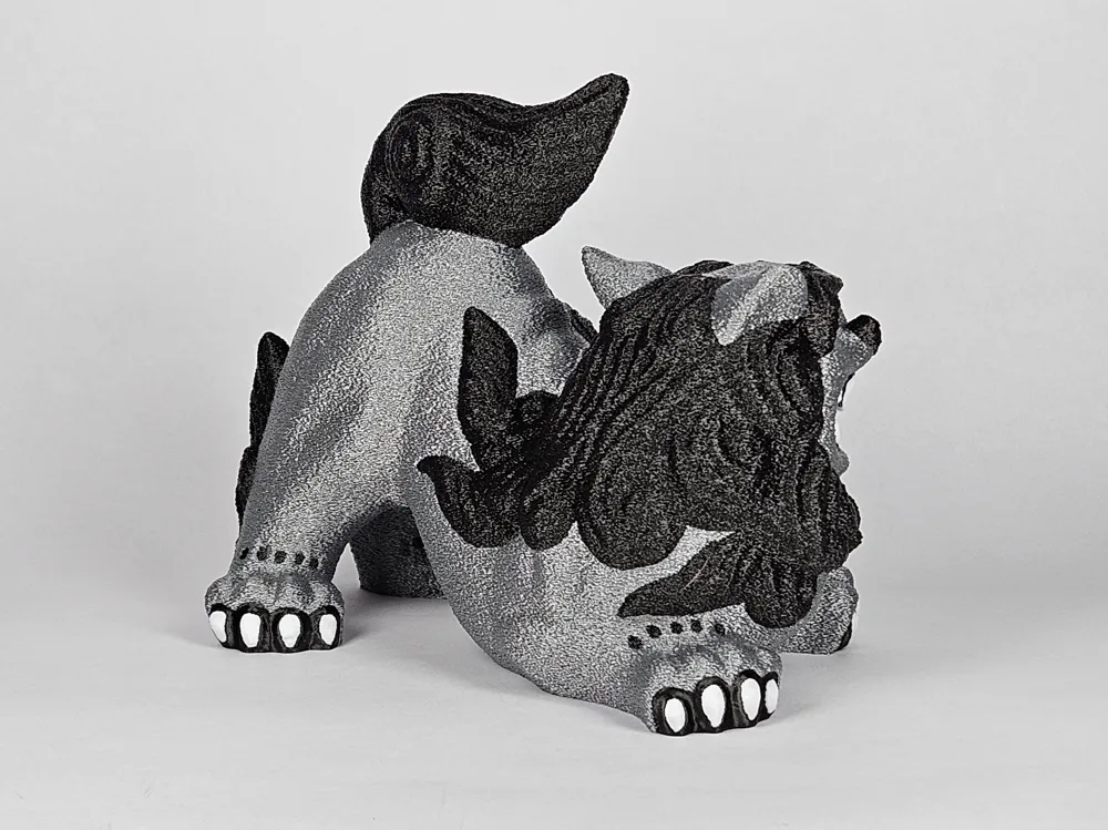 Okinawan Shisa Pair - Guardian Lion-Dogs - Free 3D Print Model - MakerWorld