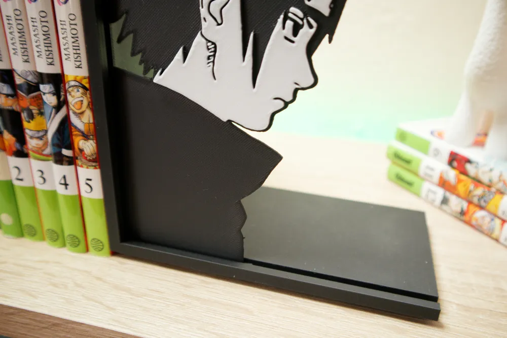 Bookend of Naruto Uzumaki and Sasuke (2 units) by 3D Manga Panels ...