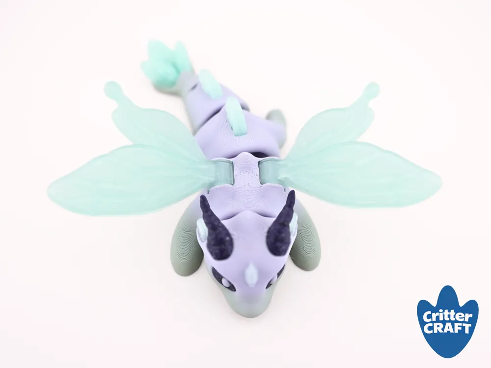 Mini Flexi Fairy Dragon - Free 3D Print Model - MakerWorld