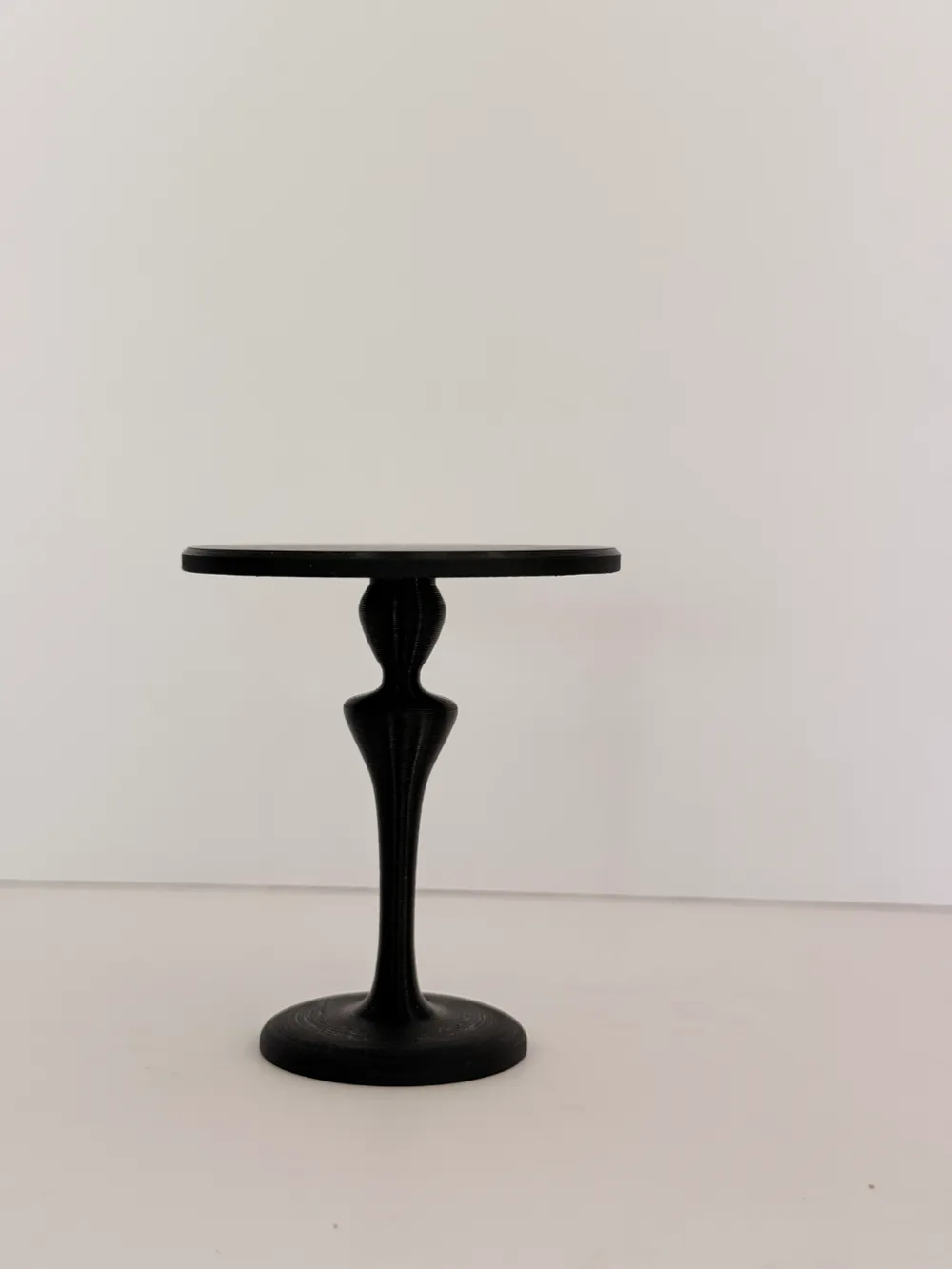 Elegant Miniature Pedestal Table - Free 3D Print Model - MakerWorld
