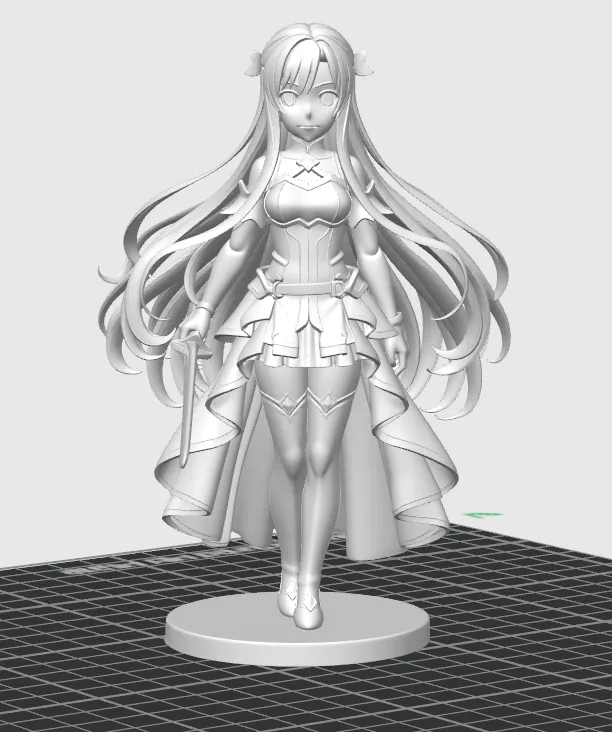 Asuna Yuuki –Figure Sword Art Online - Adaptable CM - Free 3D Print ...